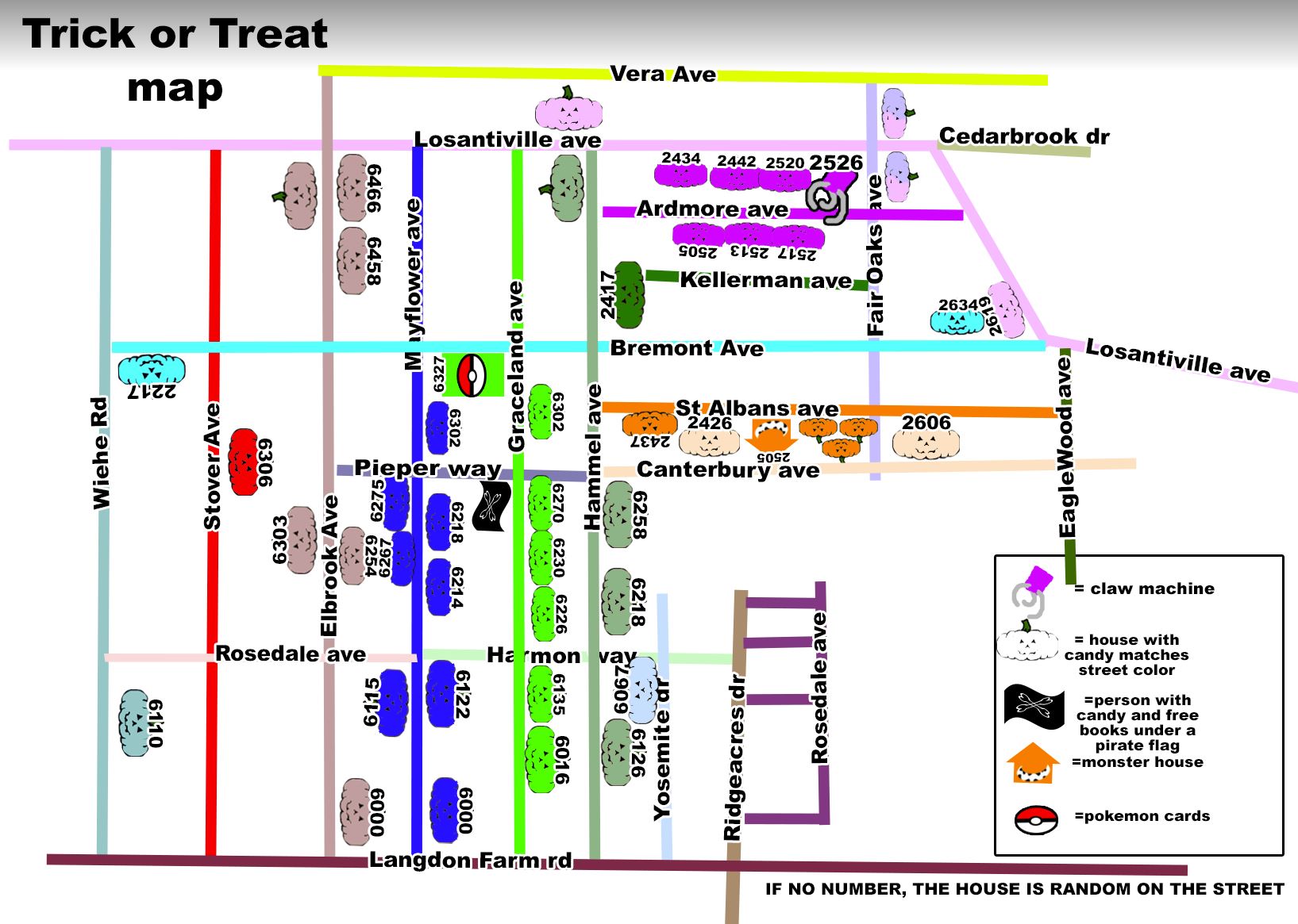 Halloween Trick or Treat Hours – Golf Manor